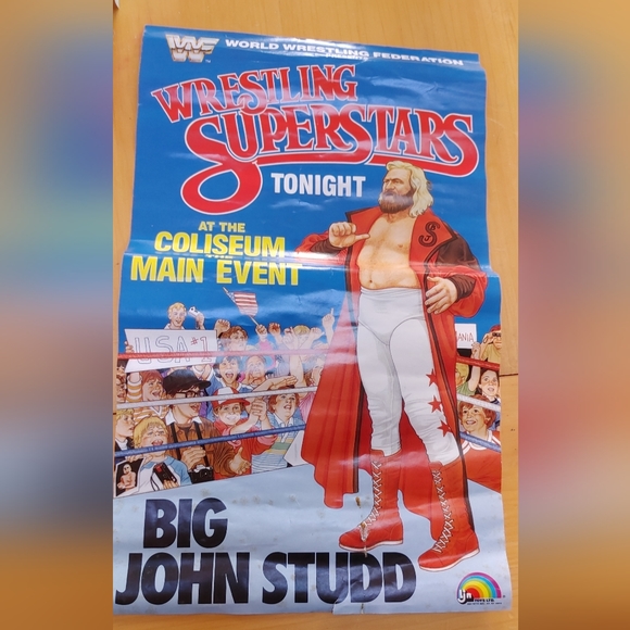 WWE | Toys | Wwf Wrestling Superstars Posters Only Lot Of 4 | Poshmark